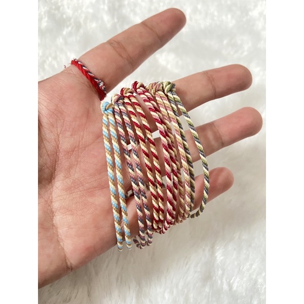 Jual [variasi A] 2pcs Gelang Tali Ulir Simple l Gelang Tali Cute l ...