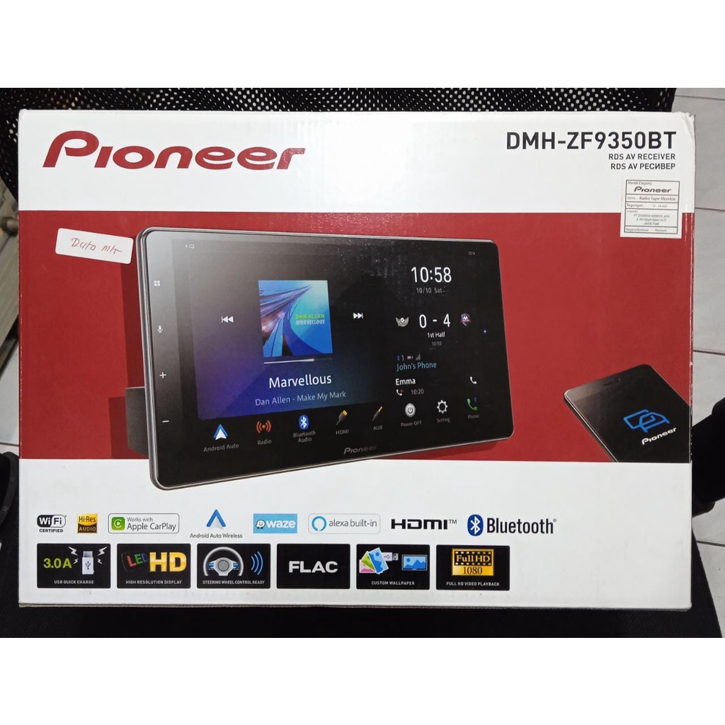 Jual HEAD UNIT PIONEER DMH ZF9350BT HI RES | Shopee Indonesia