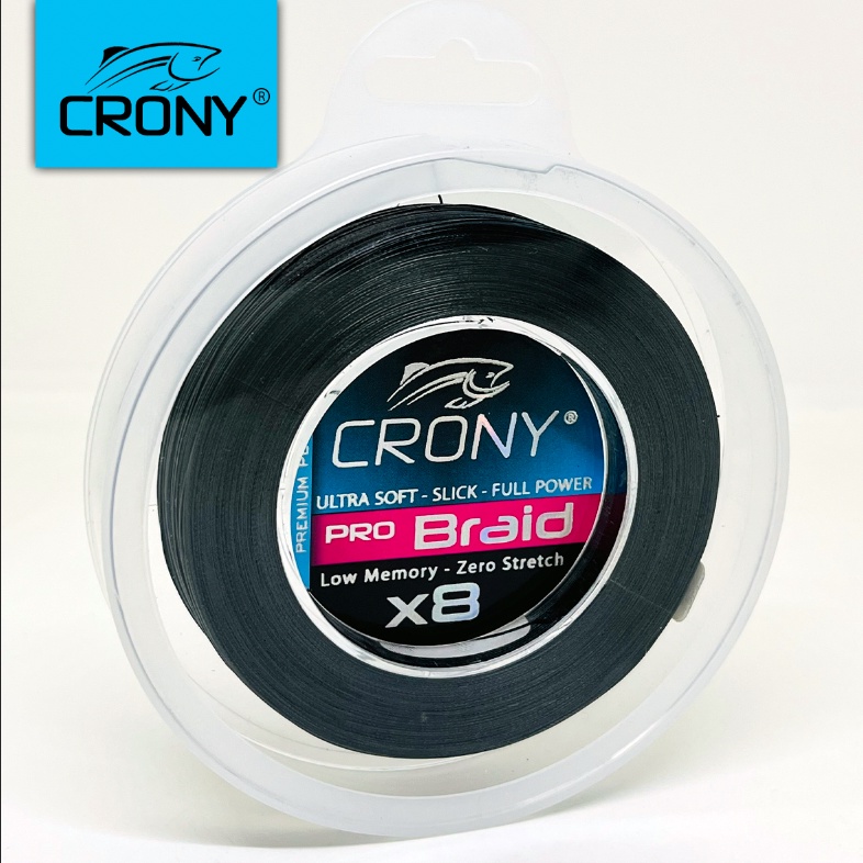 Jual Senar Pe X8 Crony Pro Braid - 300M-400M 500M 600M - Warna Hitam ...
