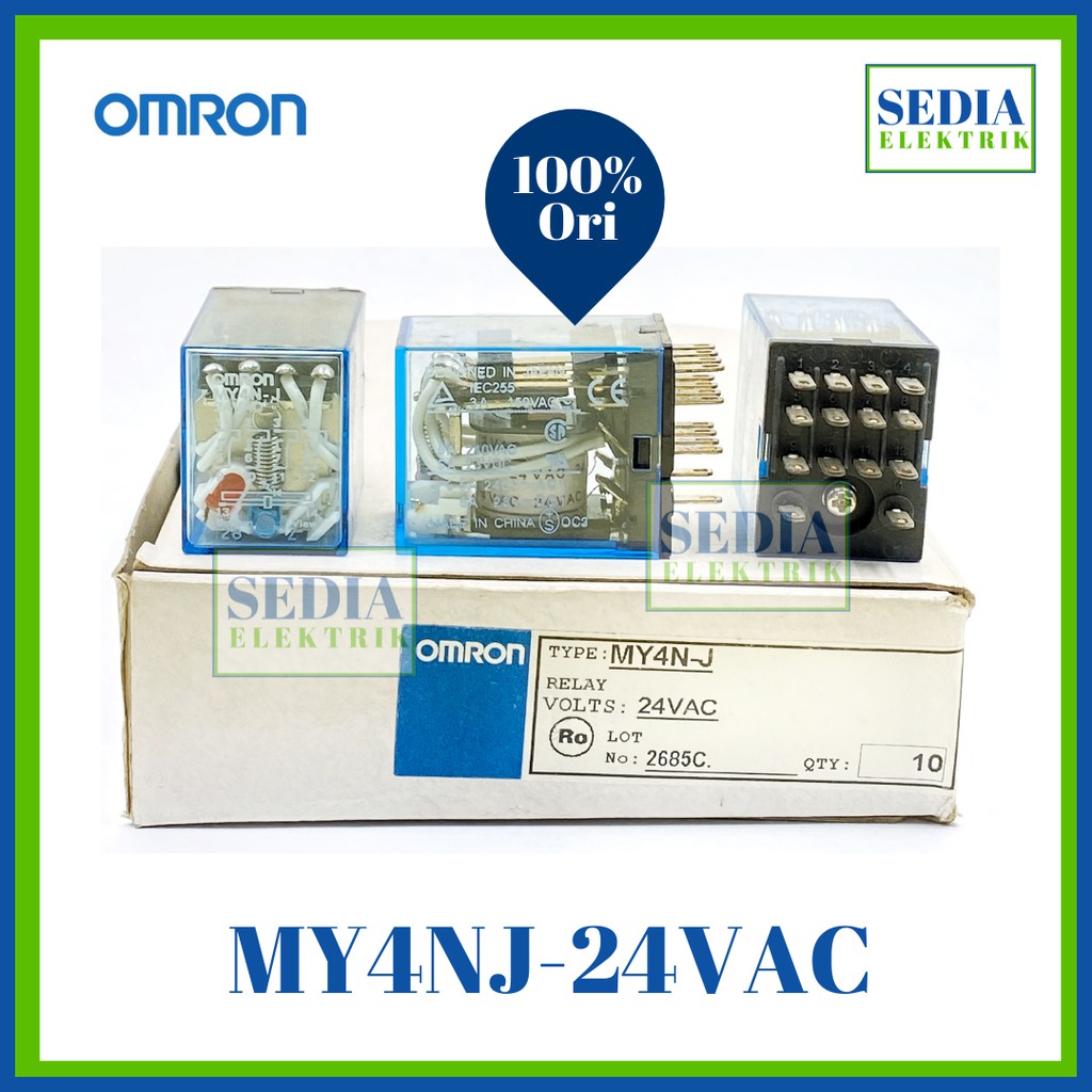 Jual Relay Omron MY4NJ-24VAC MY4NJ 24VAC | Shopee Indonesia
