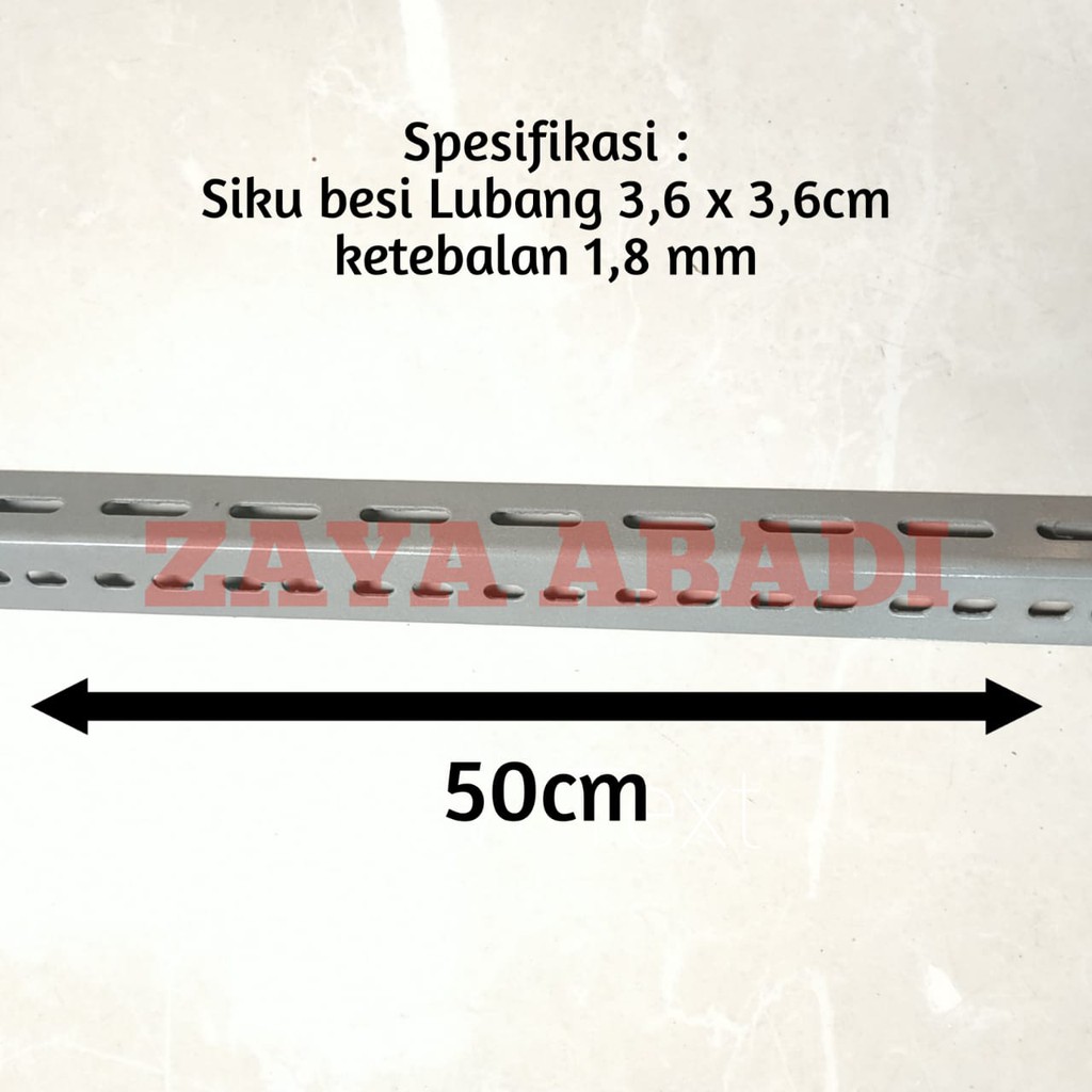 Jual Tiang Besi Siku Lubang 50cm | Shopee Indonesia