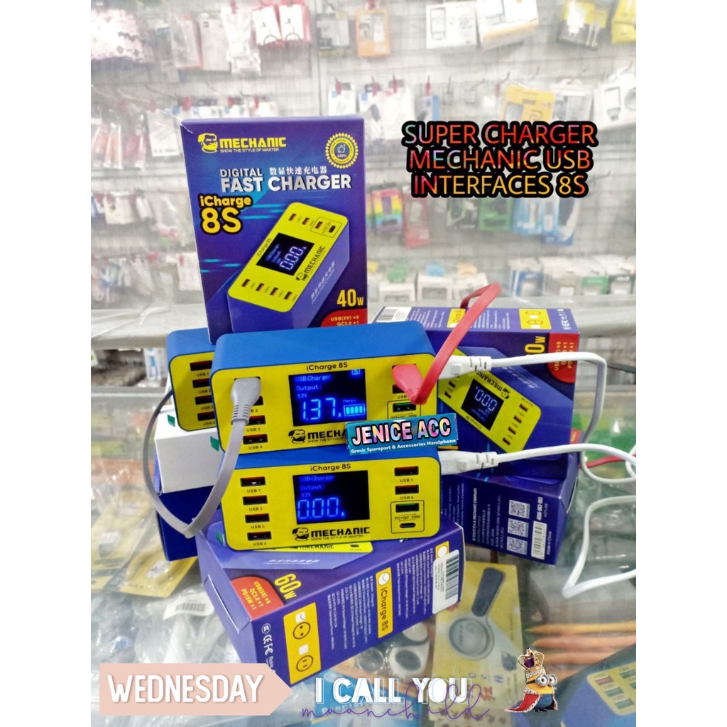 Jual ADAPTOR CHARGER 6 PORT USB SS-304D SUNSHINE DETEKTOR USB 6 PORT ...