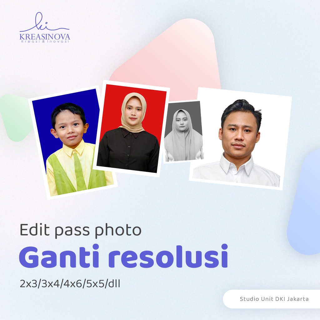 Jual Edit foto / pas foto / foto KTP / ID card / foto produk / ganti ...