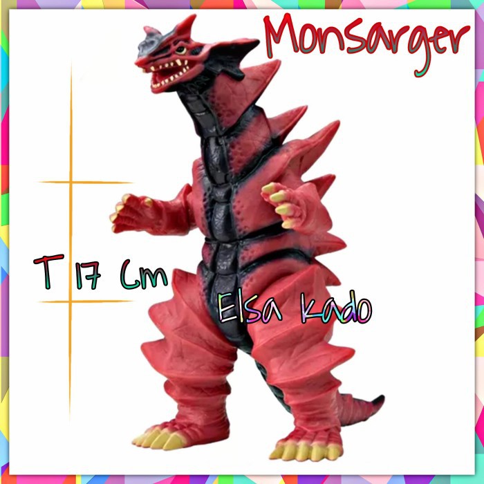 Jual Mainan Monster Ultraman Monsarger Kaiju Series Godzilla Action ...