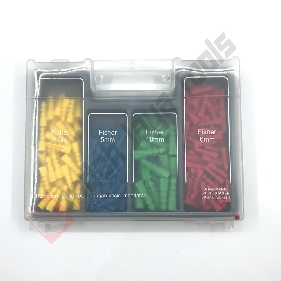 Jual Jqu DOUBLE THUNDERS Mata Bor dan Fisher Set 300 Pcs - Bor Besi ...