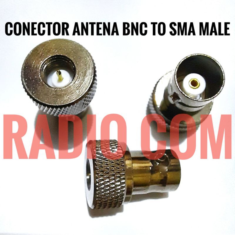 Jual CONECTOR ANTENA BNC TO SMA MALE DARI HT ICOM TO KENWOOD TH K20A TH ...