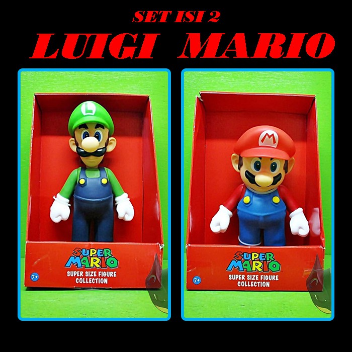 Jual Banpresto Super mario bros Mario dan Luigi 25cm | Shopee Indonesia