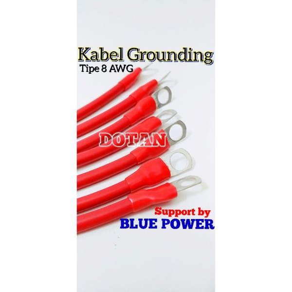 Jual GROUND WIRE KIT KABEL GROUNDING MOBIL 8 AWG - BLUE POWER | Shopee ...