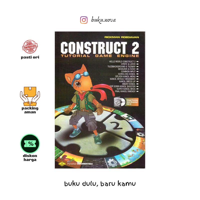 Jual Buku Construct 2 Tutorial Game Engine + CD | Shopee Indonesia