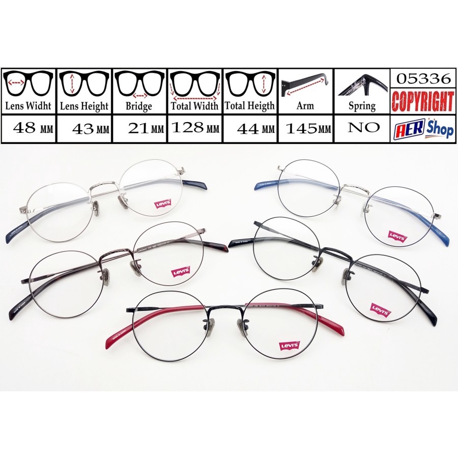 Jual 05336 - 03062. Frame LEVI'S ORIGINAL frame kacamata original ...