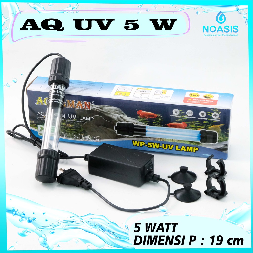 Jual LAMPU UV ULTRAVIOLET AQUARIUM AQUAMAN 5 , 7 , 9 , 11 ,13 ,15 , 20 WATT | Shopee Indonesia