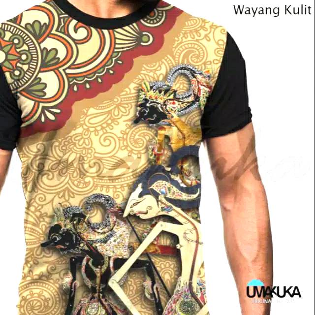 Jual Kaos wayang kulit keren 3D wayang kulit | Shopee Indonesia