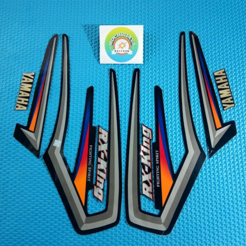 Jual STRIPING RX KING 2001 HITAM SATU SET EMBLEM YAMAHA RX KING ...