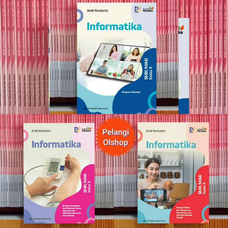 Jual BUKU INFORMATIKA SMK/MAK KELAS 10 (X) KURIKULUM MERDEKA ERLANGGA | Shopee Indonesia