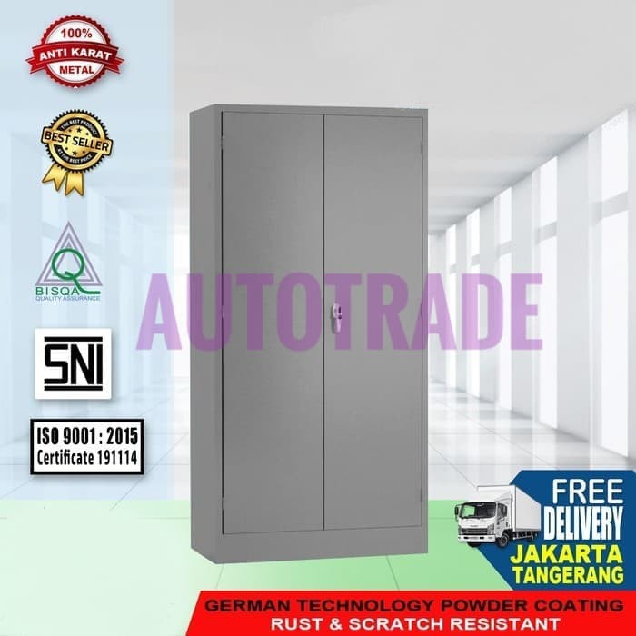 Jual FILLING CABINET ALMARI LEMARI FILE ARSIP BESI 2 PINTU VIP V - 202 ...