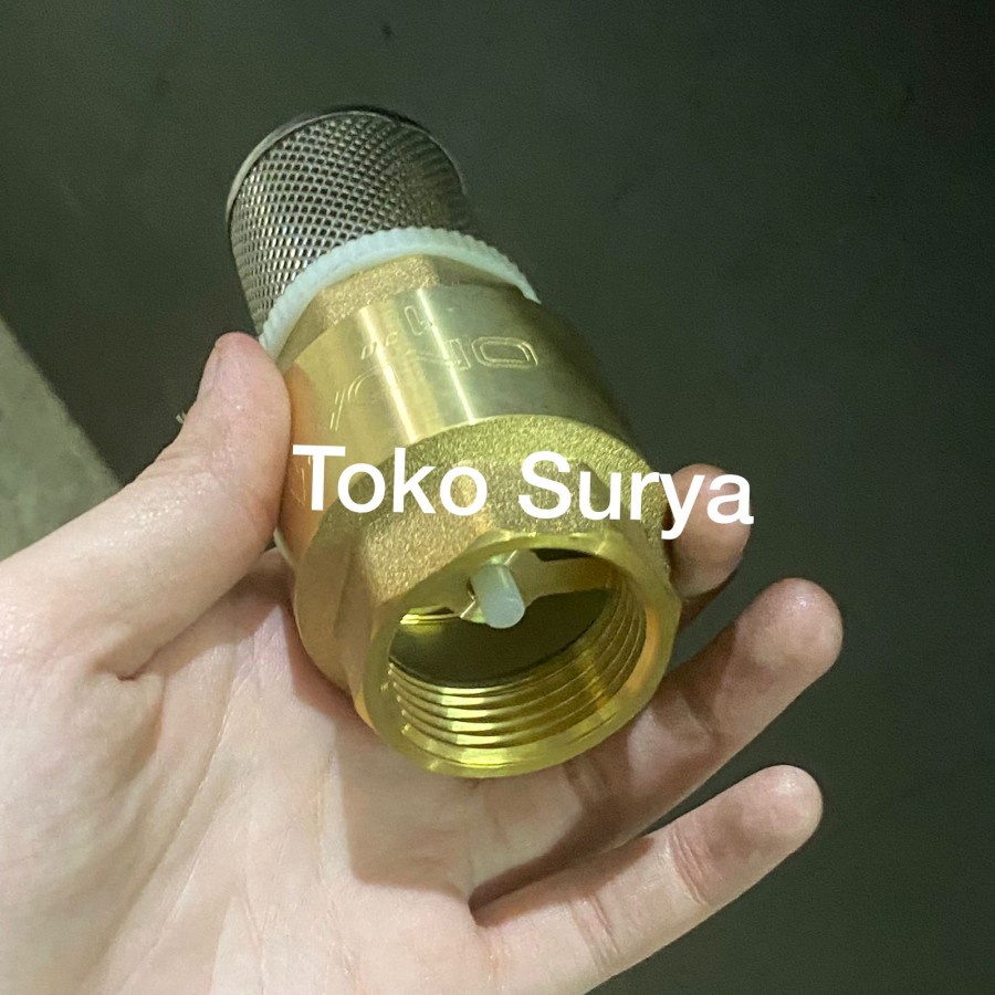 Jual FOOT VALVE ONDA 1" FOOT VALVE 1" KUNINGAN TUSEN KLEP 1" TUSEN 1 ...