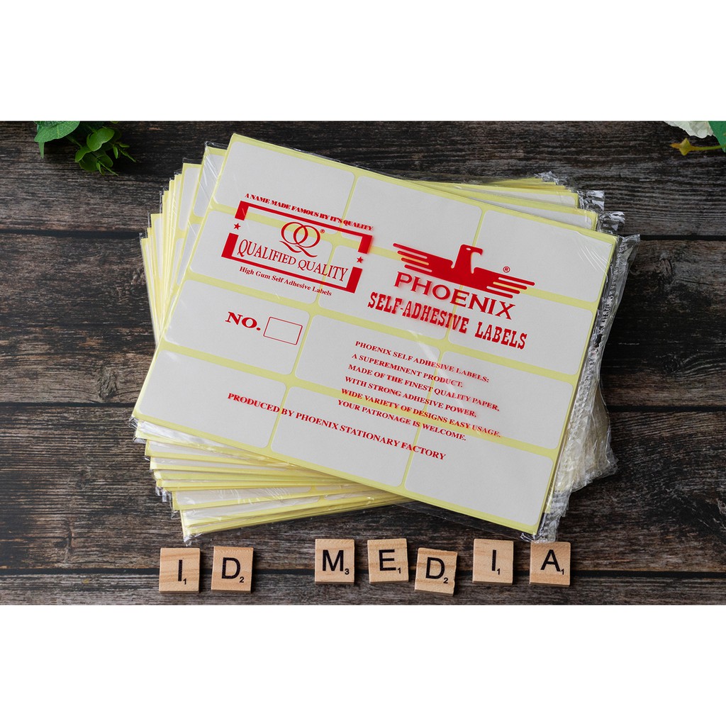 Jual Phoenix Stiker Label Undangan / Nama / Self Adhesive No 103 dan ...