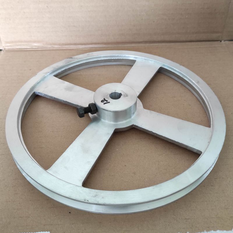 Jual Puli pulley pully A1 - 30 cm as 12 14 15 16 17 18 mm ( BISA PILIH ...