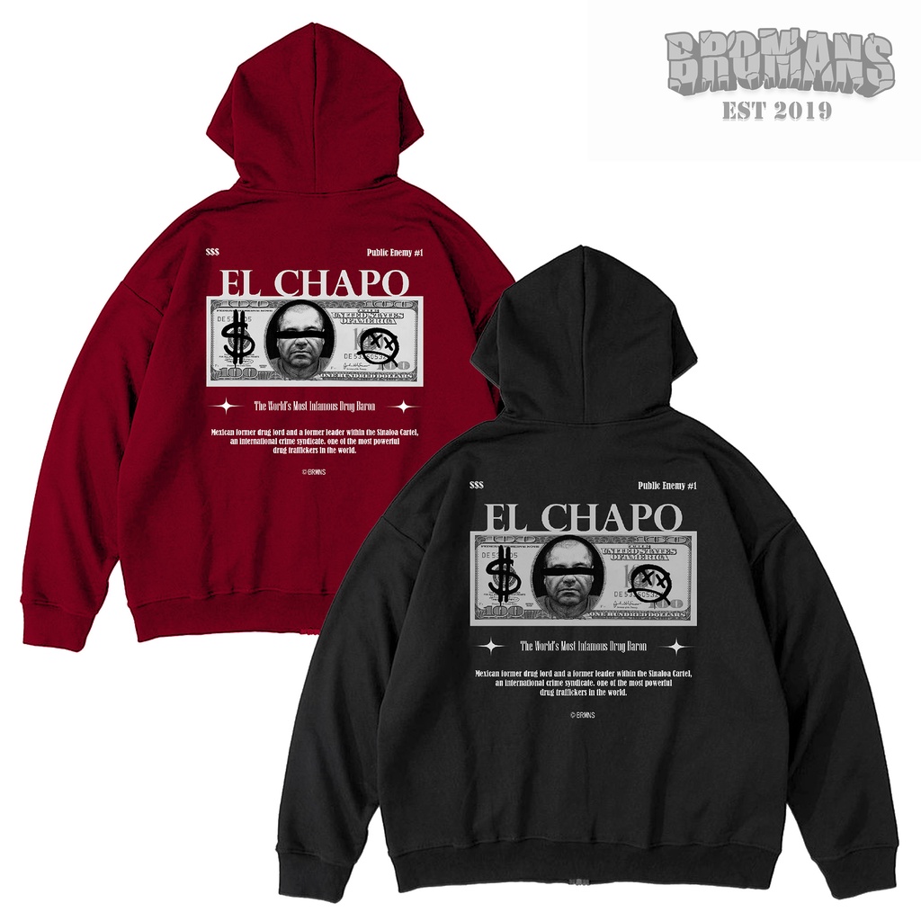 Jual BROMANS Sweater Hoodie El Capo Pria & Wanita Fleece Tebal | Shopee ...