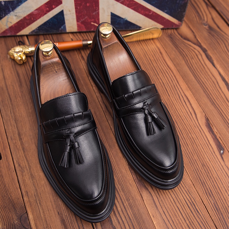Jual British Klasik Sepatu Pria Tassel Loafer Sepatu Pantofel Santai ...
