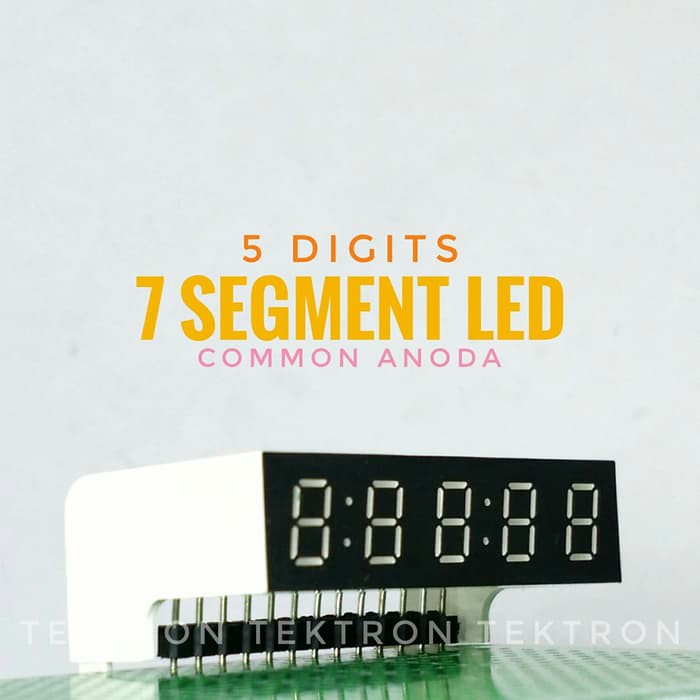 Jual 5 Digits 7 Segment LED Common Anode | Shopee Indonesia