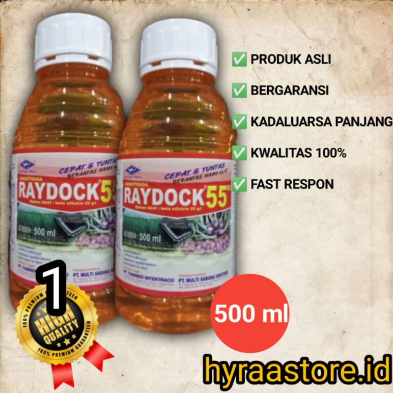 Jual Insektisida RAYDOCK 55 EC = SETARA SUMO 50 EC Kemasan 500 ml ...