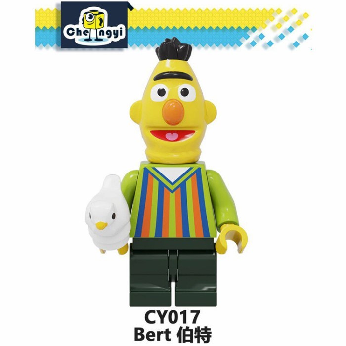 Jual Lego Bert Minifigure Sesame Street Movie Elmo Cookie Monster Gamora | Shopee Indonesia