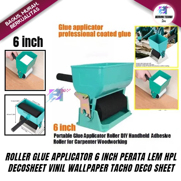 Jual Roller Glue Applicator 6 inch Perata lem HPL Decosheet Vinil ...