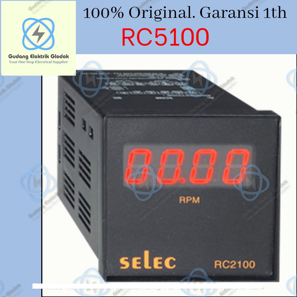 Jual RPM METER - SELEC - RC5100 (sensor PNP) | Shopee Indonesia