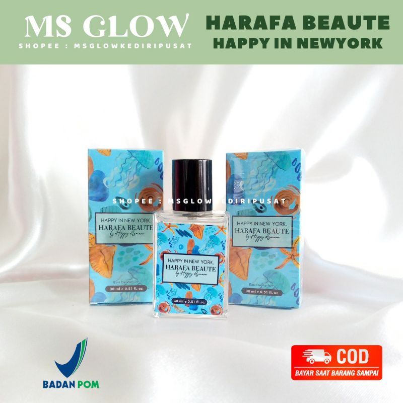 Jual (COD) HAPPY IN NEW YORK BY HARAFA BEAUTE PARFUM | Shopee Indonesia