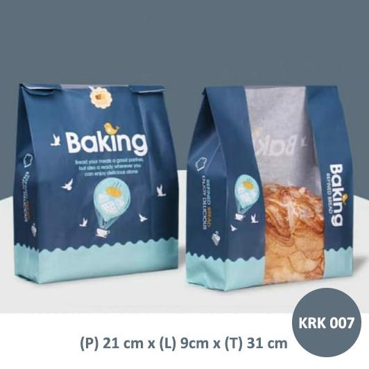 Jual kios.lucinda - Packaging Roti Kertas KRK007/ Kemasan Kertas Roti ...