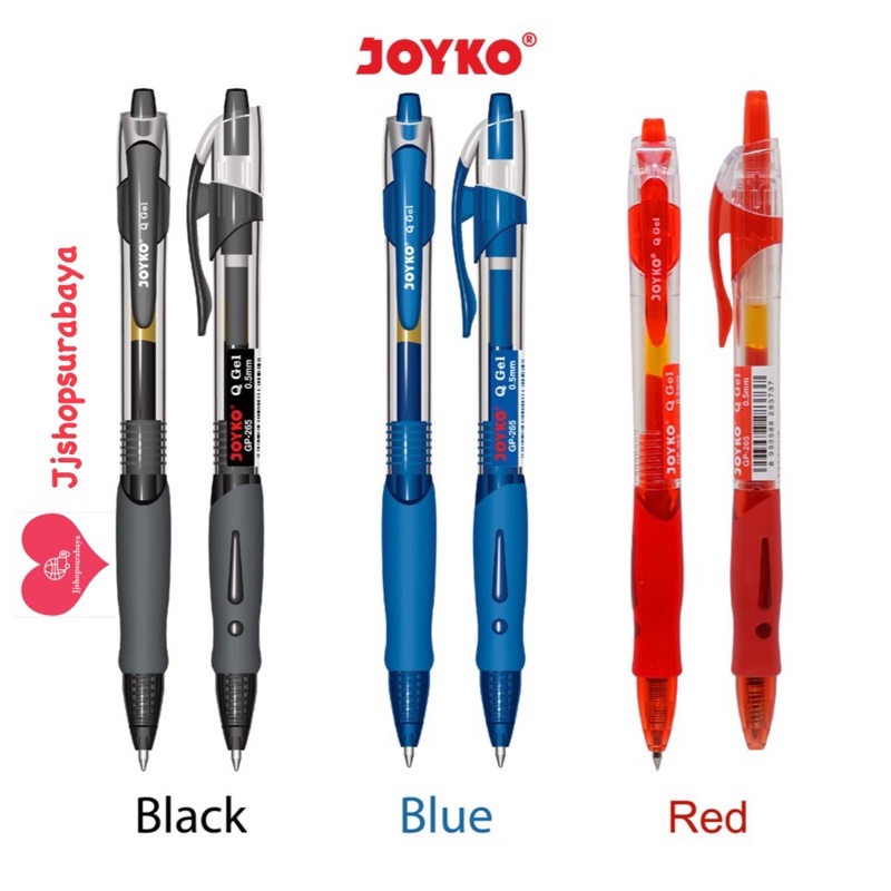 Jual Pulpen bolpen gel pen bolpoin joyko GP-265 Q 0,5 mm | Shopee Indonesia