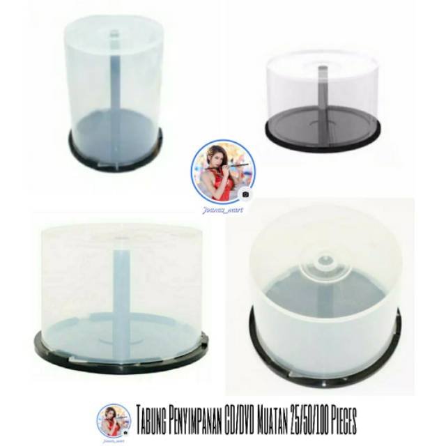 Jual HOTSALE Tabung Tempat CD/DVD Isi 25/50/100 Pcs | Shopee Indonesia