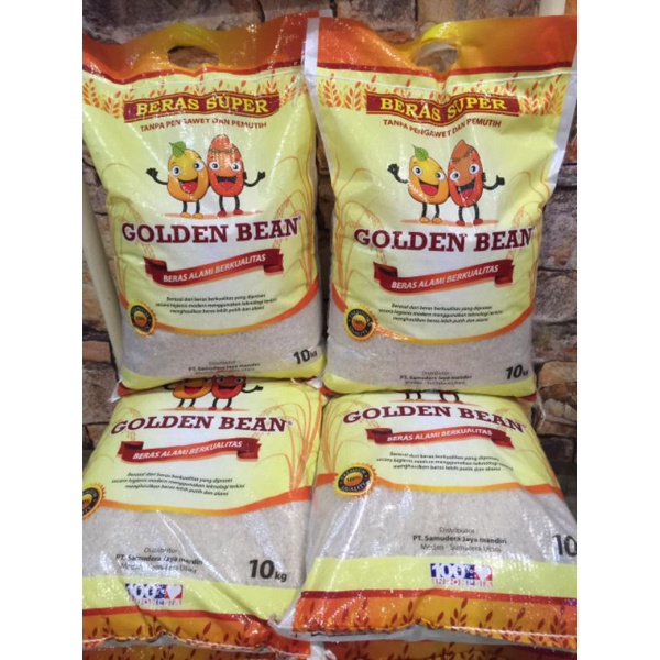 Jual Beras Super 10kg Golden Bean /Tanpa Pemutih Tanpa Pengawet /Sehat ...