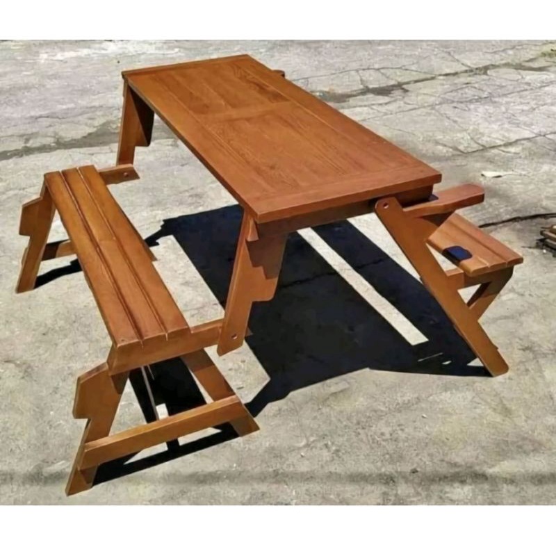 Jual Meja makan Meja cafe Mejik kayu jati meja lipat bangku teras meja ...