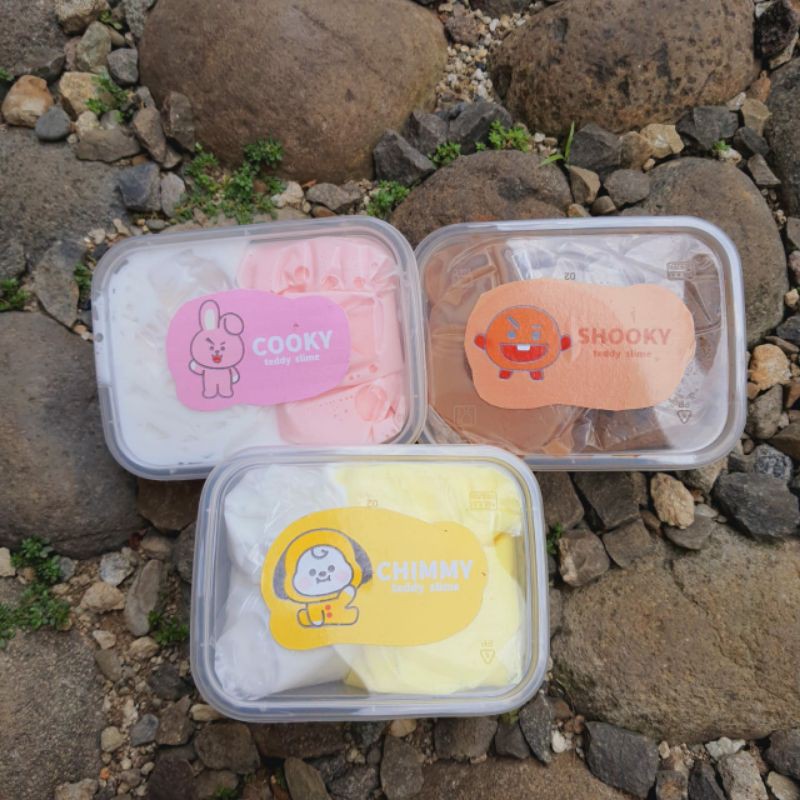 Jual Bt21 slime - teddy slime | Shopee Indonesia