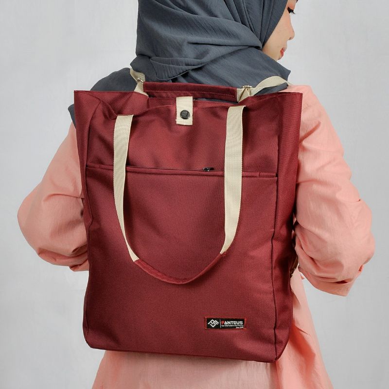 Jual N!T!X Backpack Tote bag Fanteus Multifungsi | Shopee Indonesia