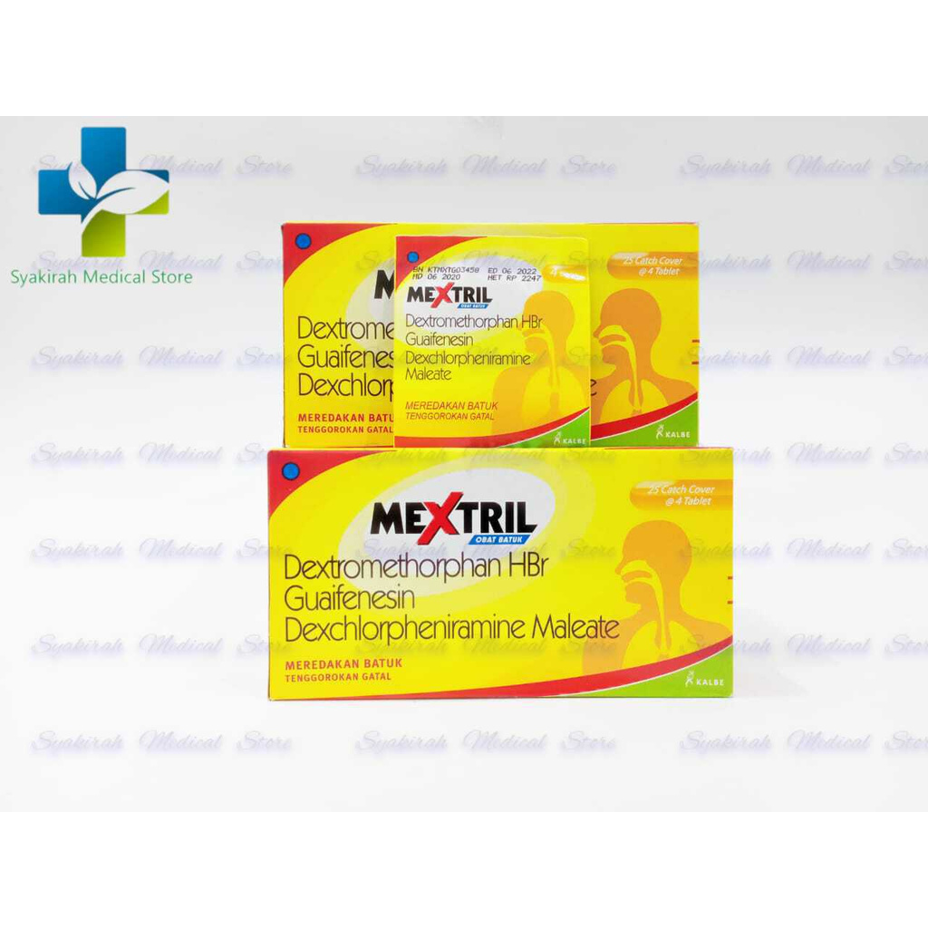 Jual Original Mextril / Meredakan Batuk & Tenggorokan Gatal | Shopee ...