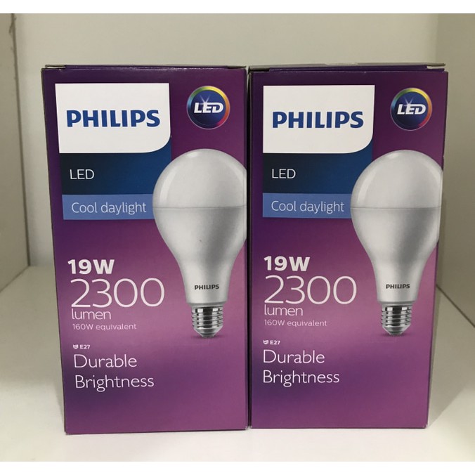 Jual Lampu LED Philips 19 Watt 19W 19 W Putih | White Cool Daylight Jumbo | Rumah Kantor ...