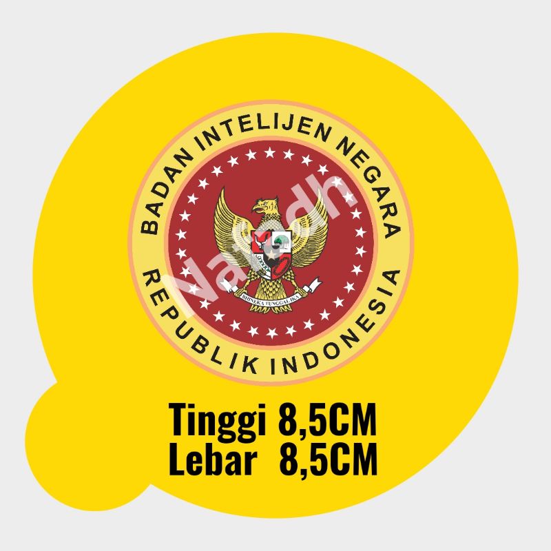 Jual Stiker badan intelijen negara,stiker kendaraan,motor,mobil ...