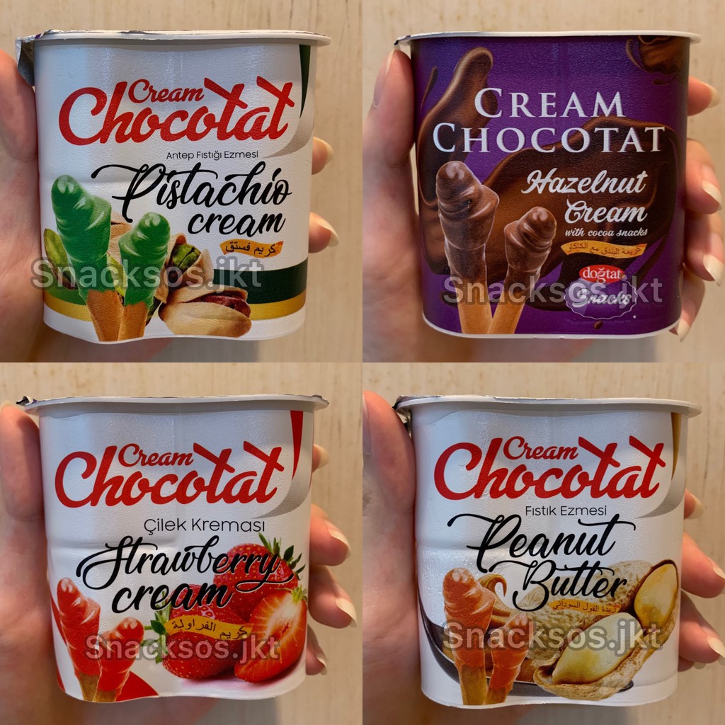 Jual DOGTAT CREAM CHOCOTAT HAZELNUT / PISTACHIO / PEANUT BUTTER ...