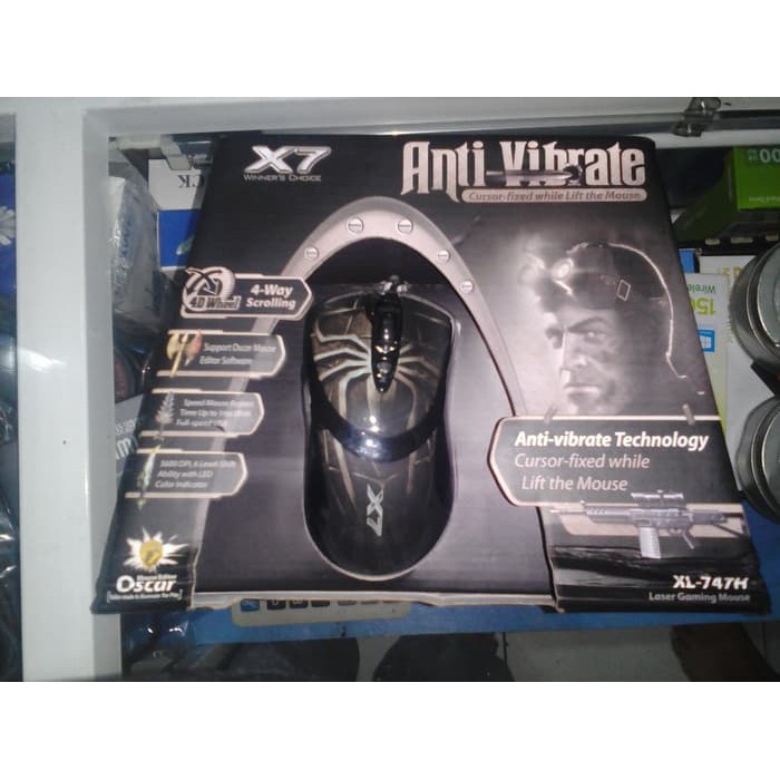 Jual JUAL Mouse gaming game macro makro A4tech X7 747 Spider MURAH ...