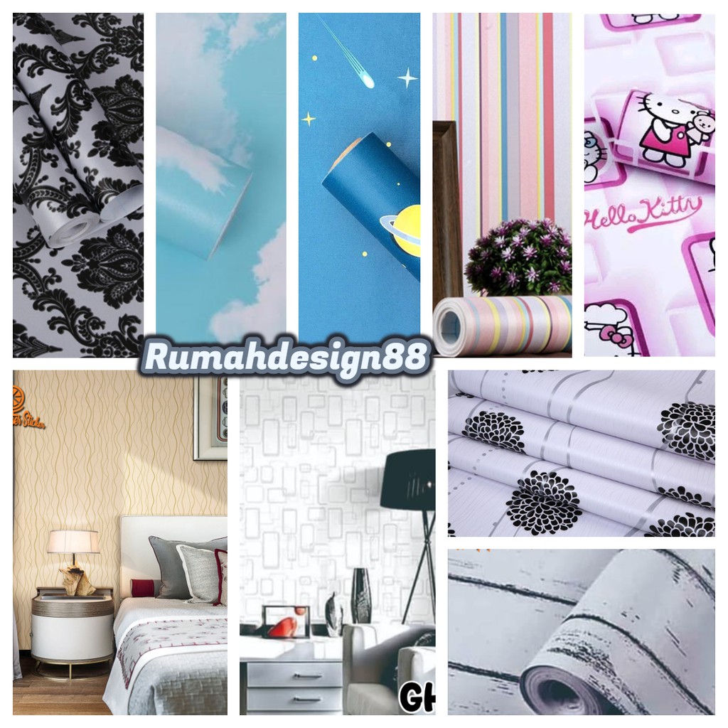 Jual Wallpaper Dinding Wallpaper Ruangan Dekorasi Dinding Wallsticker ...