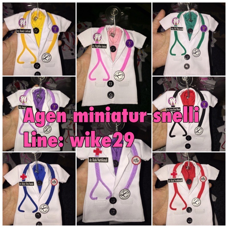 Jual miniatur snelli (jas dokter mini) | Shopee Indonesia
