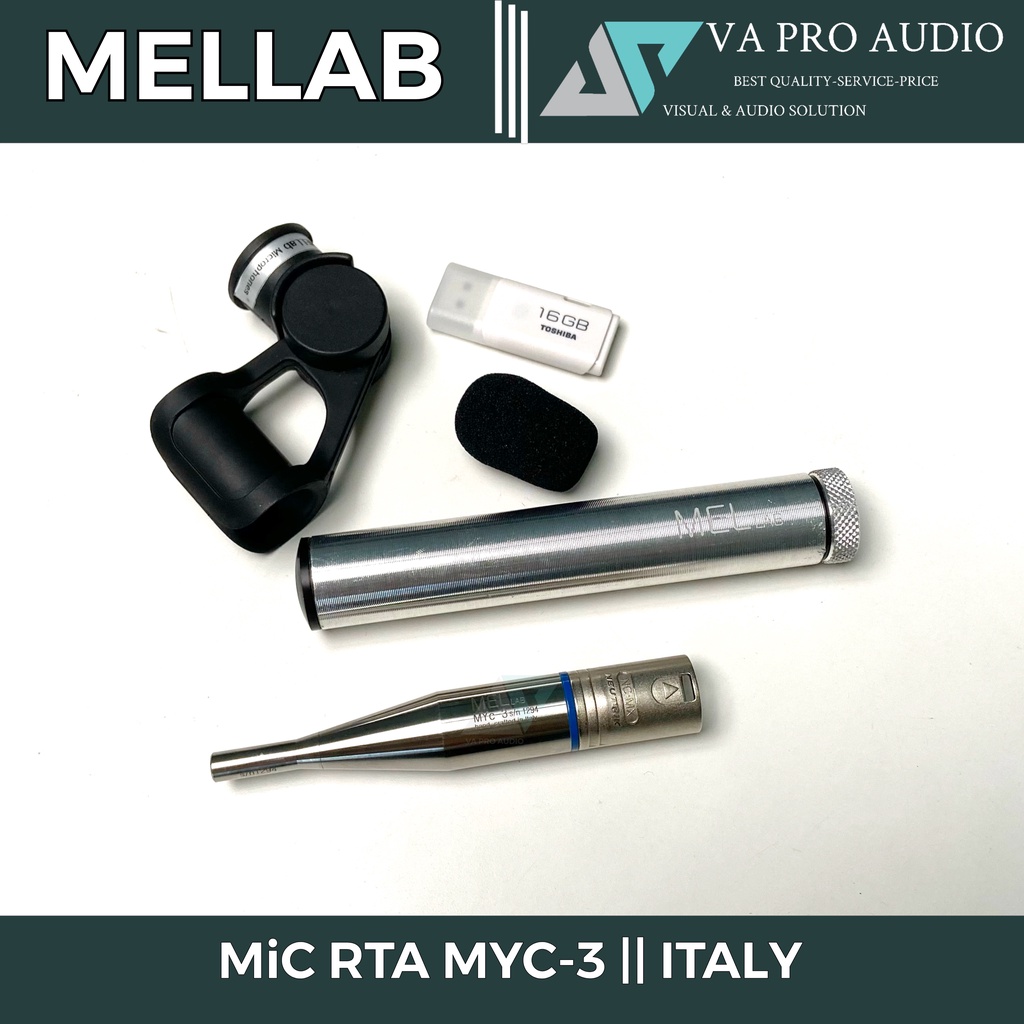 Jual Microphone rta Mellab myc-3 mic analyzer omnidirectional made in ...