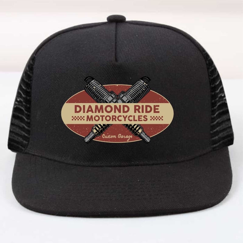 Jual Trucker Hat Diamond Ride | Shopee Indonesia