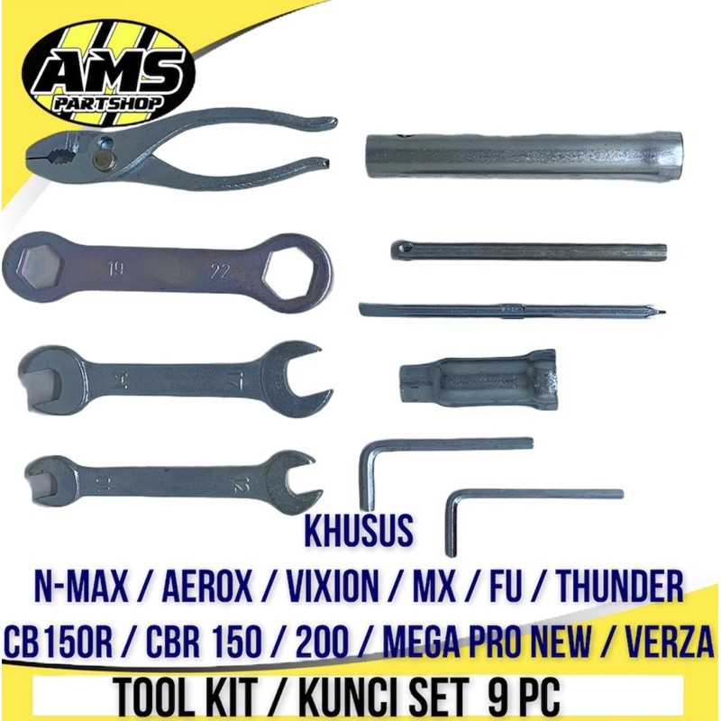 Jual TOOL KIT / TOOLSET NMAX / AEROX / VIXION / MX / CB150R / CBR 150 ...