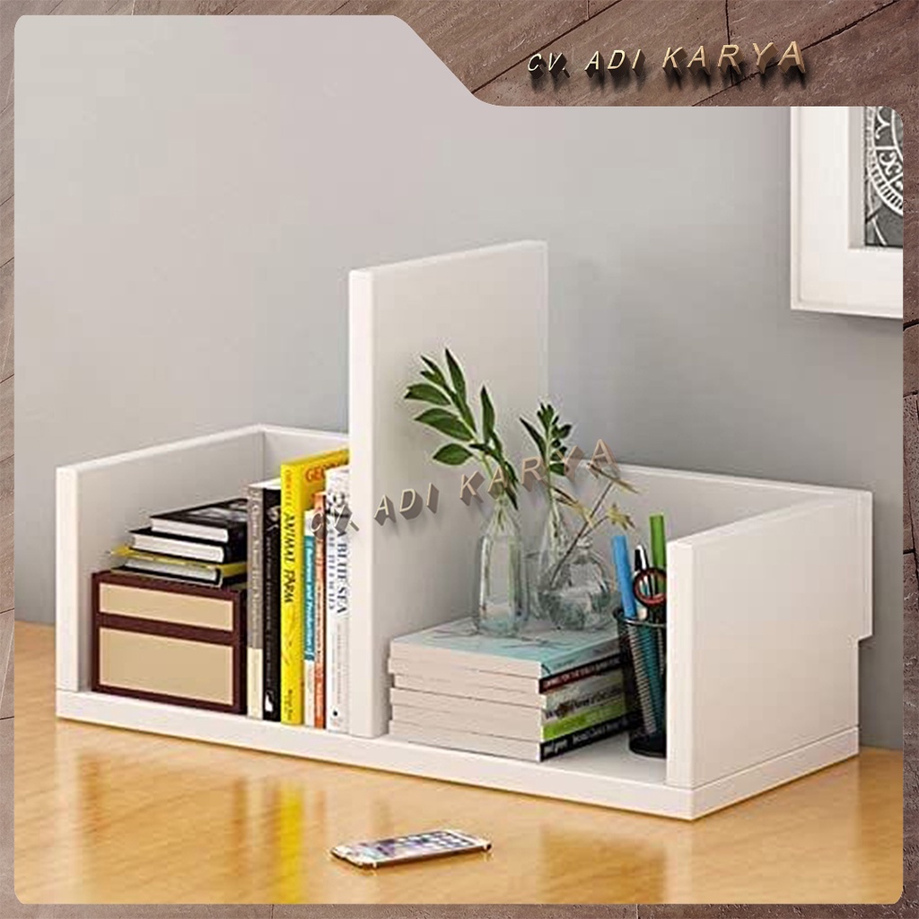 Jual Rak Buku Portable Kayu Kuat Kokoh Kotak Buku Mini Rak Serbaguna ...