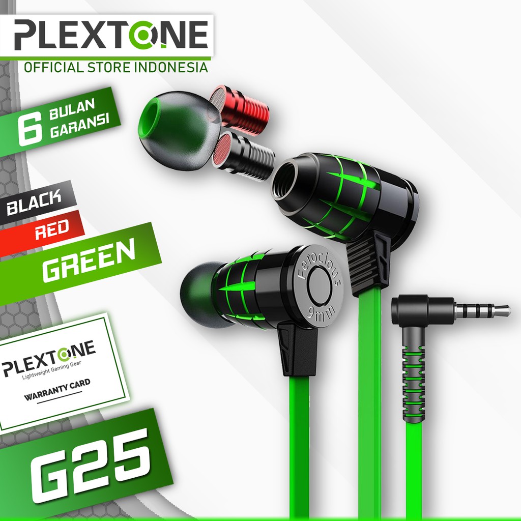 Jual Headset Plextone G25 Gaming Earphone Noise Canceling Stereo for ...