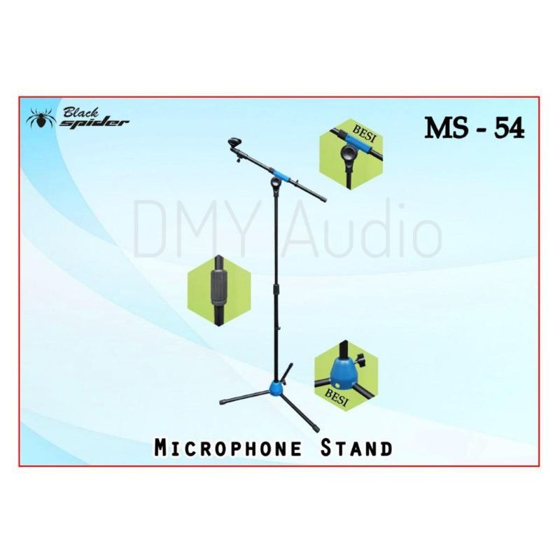 Jual Stand Microphone Tinggi Full Besi TROOPER MS-54 | Shopee Indonesia